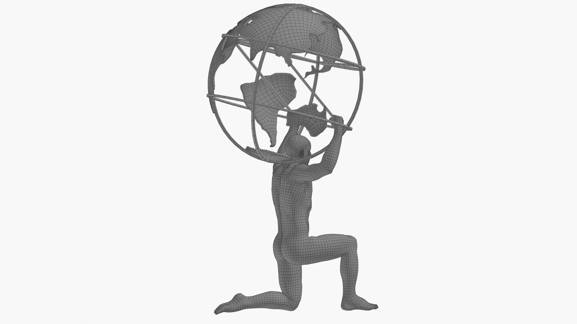 3D Atlas Modern Model - TurboSquid 1541038