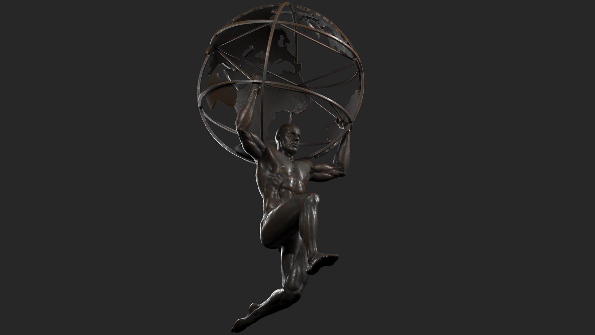 3D Atlas Modern Model - TurboSquid 1541038