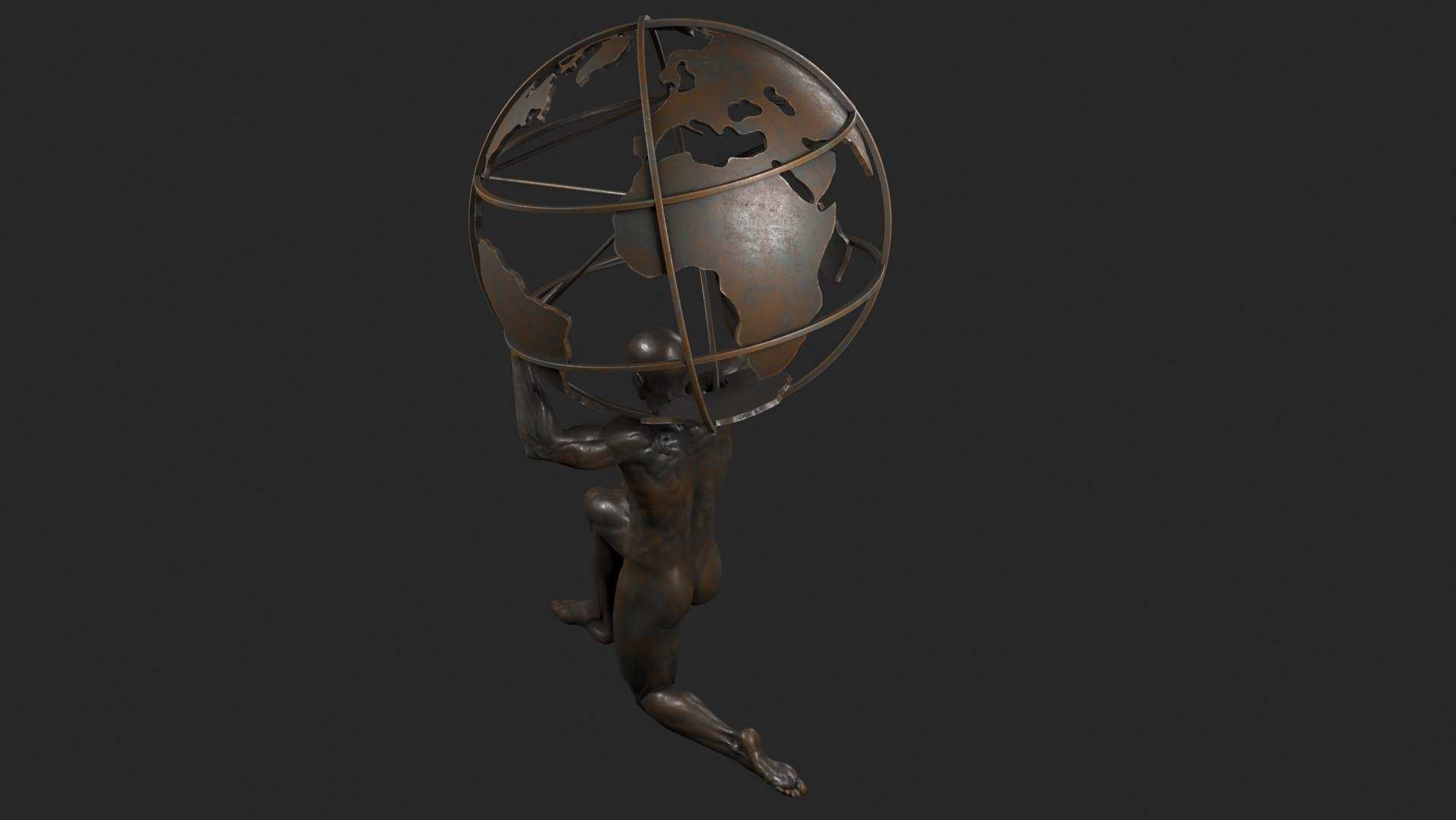 3D Atlas Modern Model - TurboSquid 1541038