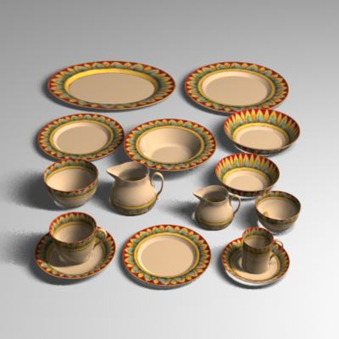 Max Dinner Sets Plates Bowls