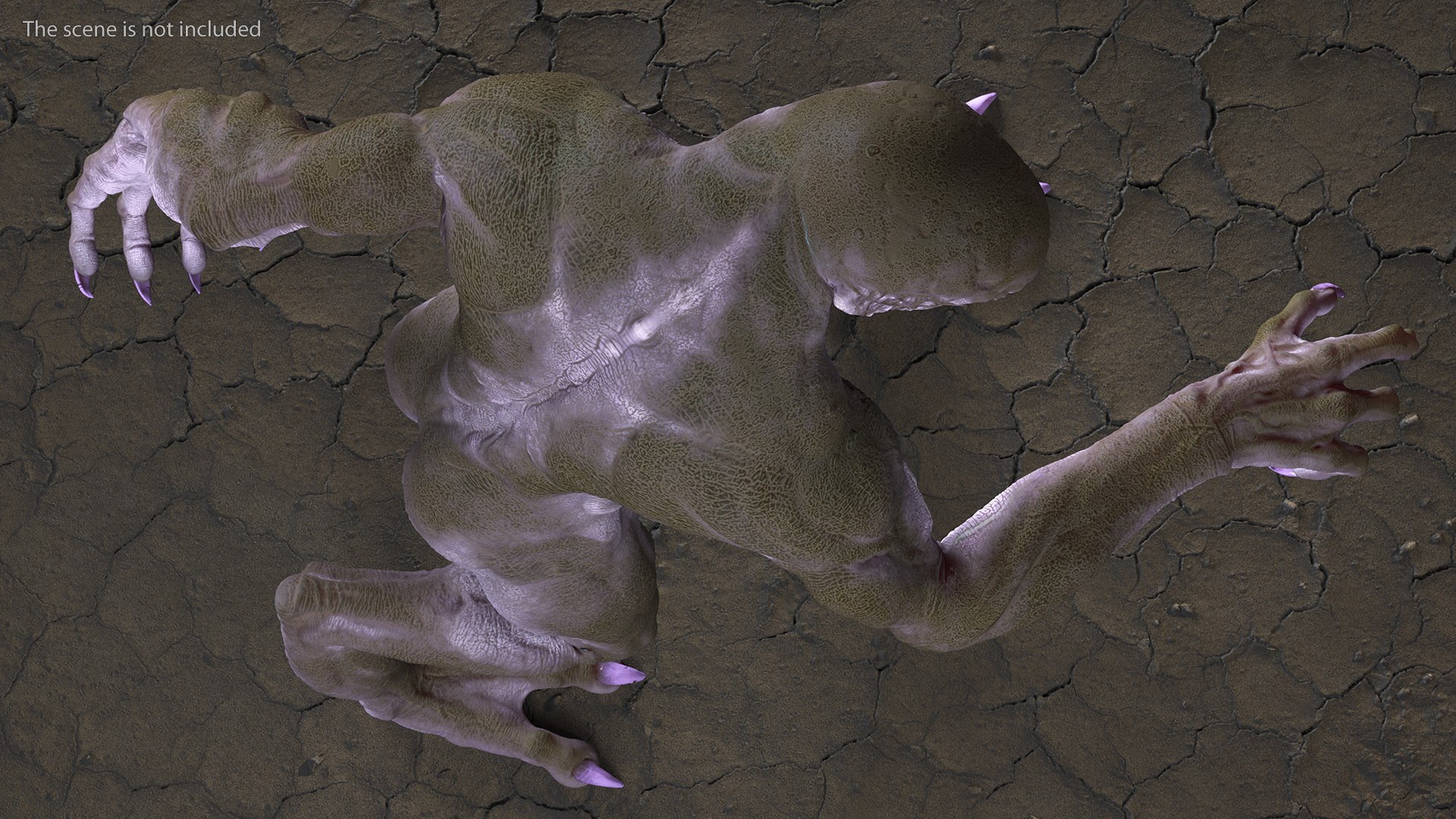 Monster beast walking pose 3D model - TurboSquid 1700691