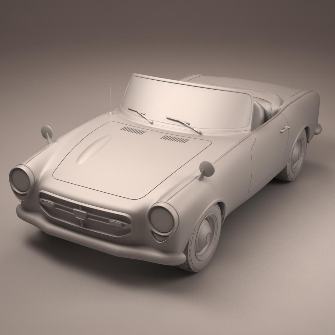 honda s800 1 3d model