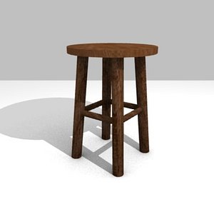 3d Model Old Table