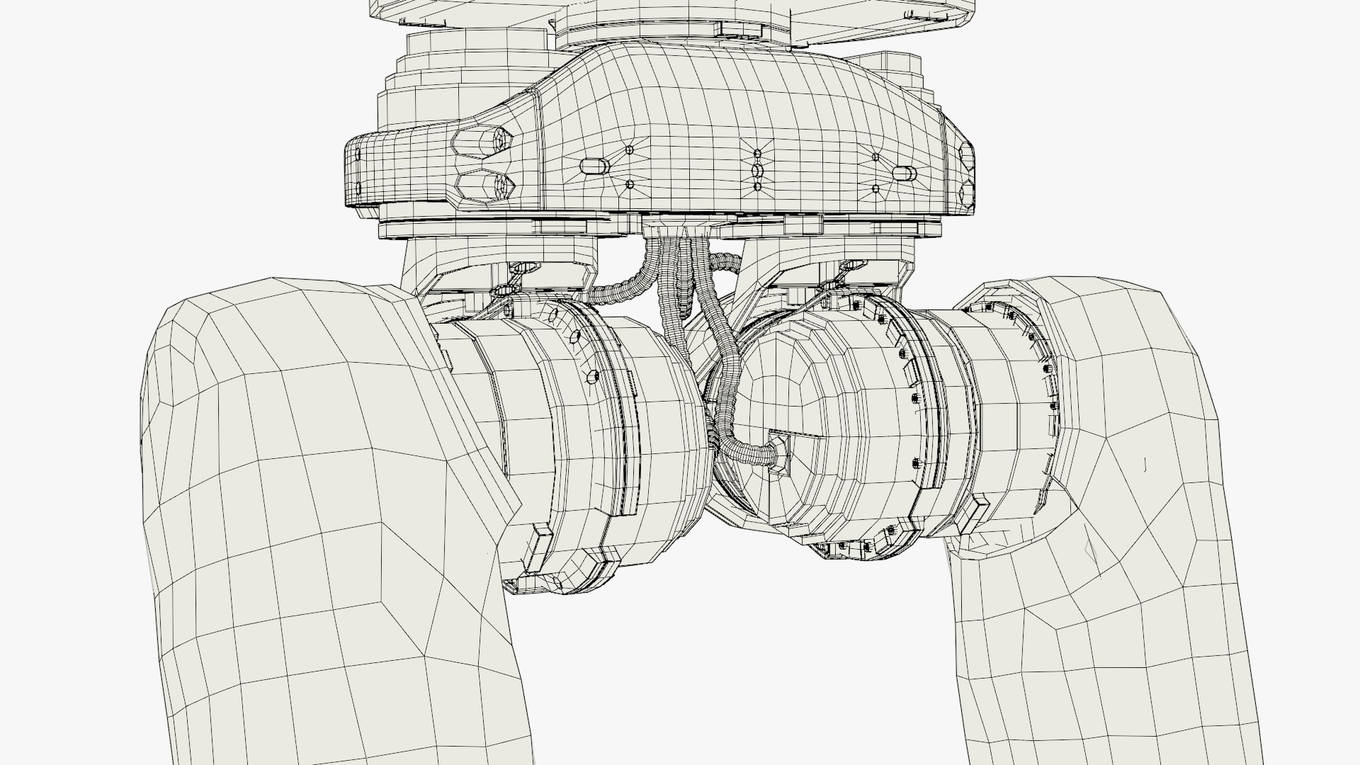 Unitree Robot Humanoid Rigged For Blender Animated Set 3D Model ...