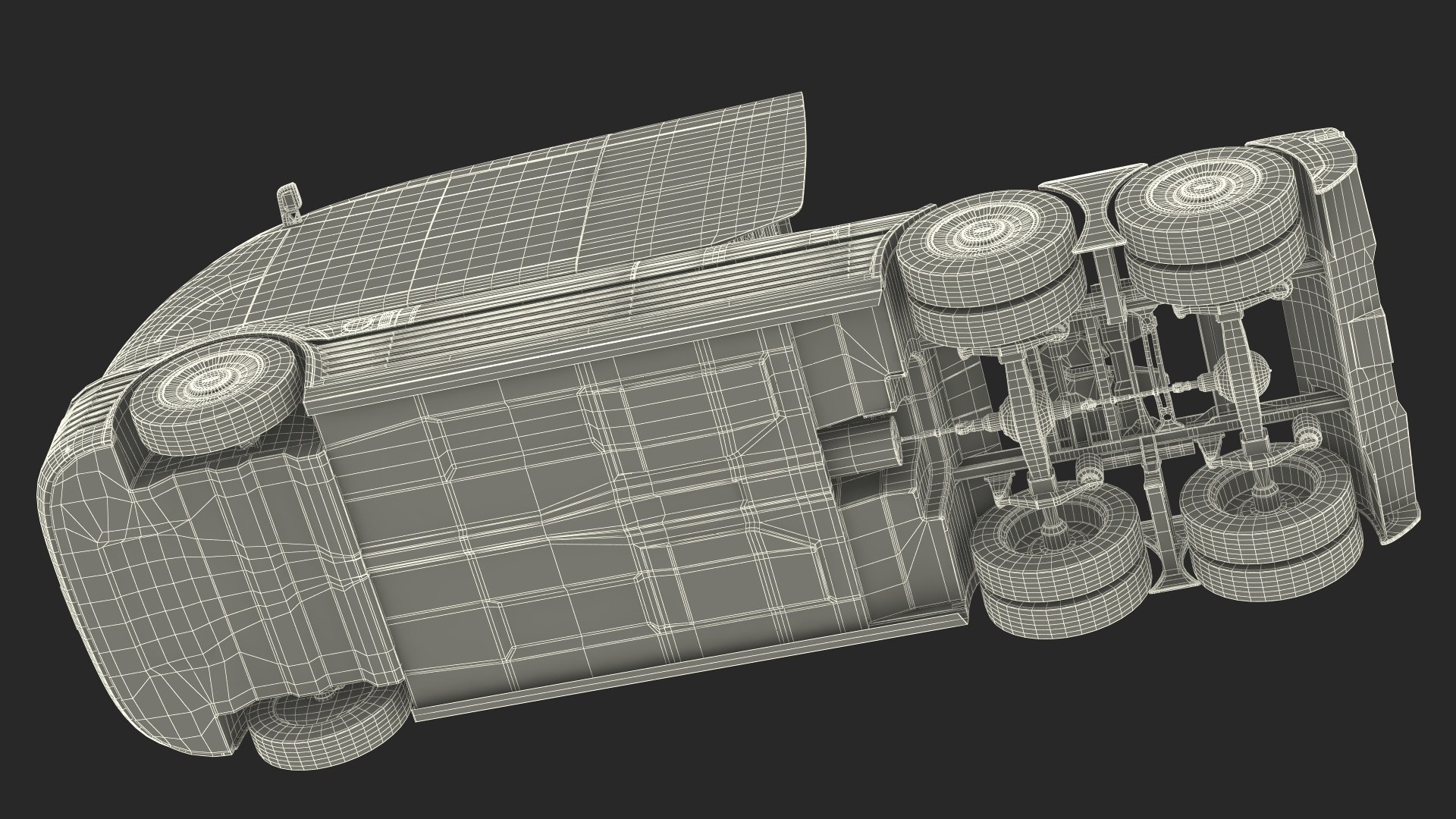 Heavy Duty Hydrogen Semi Truck Hyundai HDC-6 Neptune Rigged 3D Model - TurboSquid 2161899
