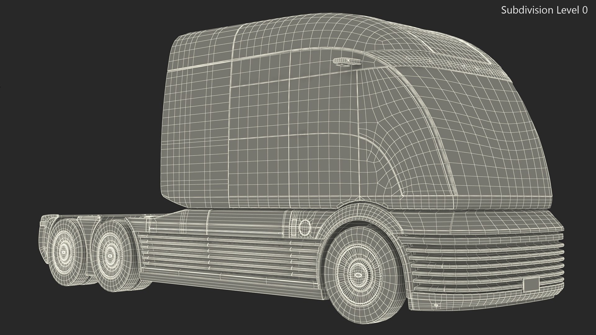 Heavy Duty Hydrogen Semi Truck Hyundai HDC-6 Neptune Rigged 3D Model - TurboSquid 2161899