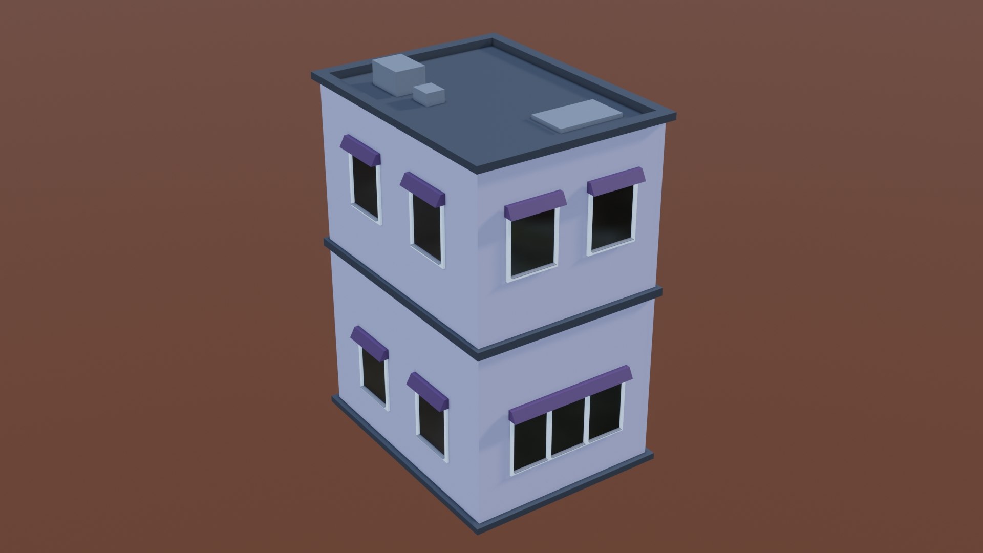 3D Low Poly Building - TurboSquid 2045719