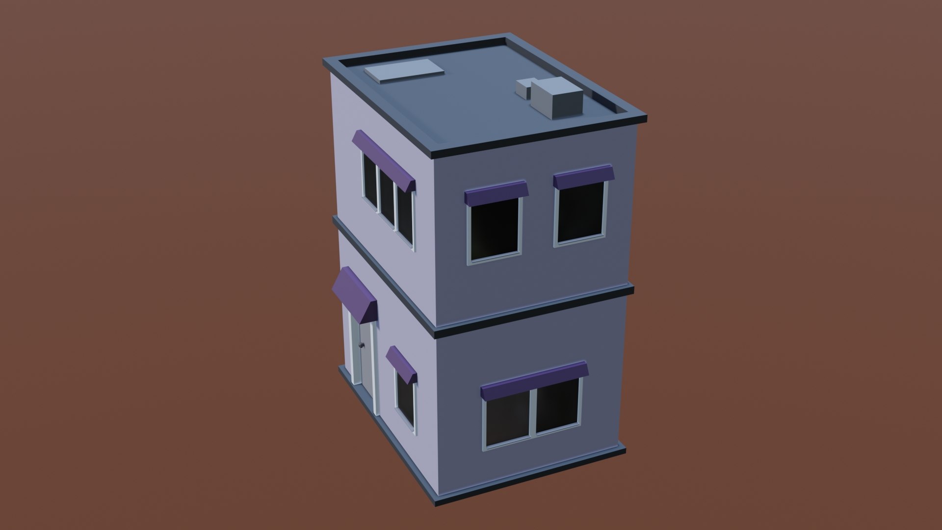 3D Low Poly Building - TurboSquid 2045719
