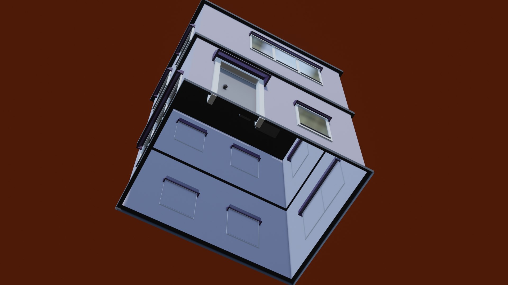 3D Low Poly Building - TurboSquid 2045719