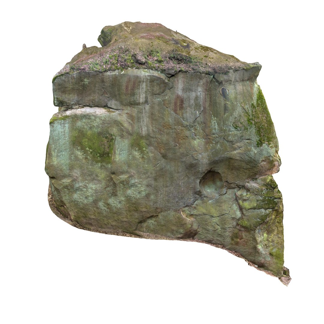 Giant Stone Boulder 16k 3d Model