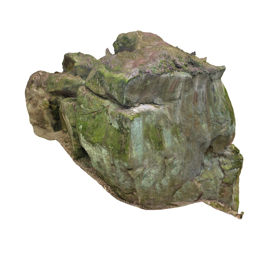 Giant Stone Boulder 16k 3d Model