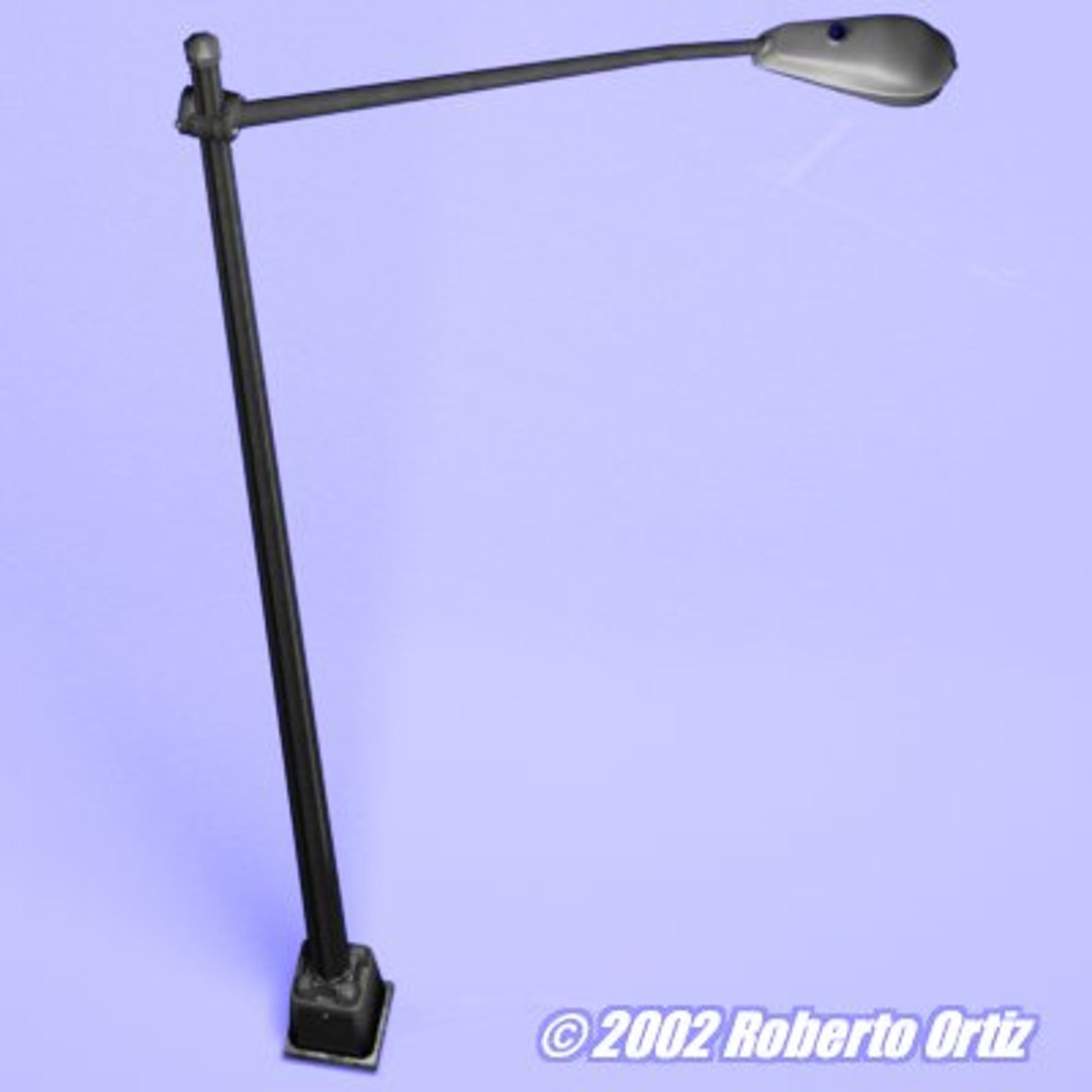 Cobra Head Street Light 3d Model