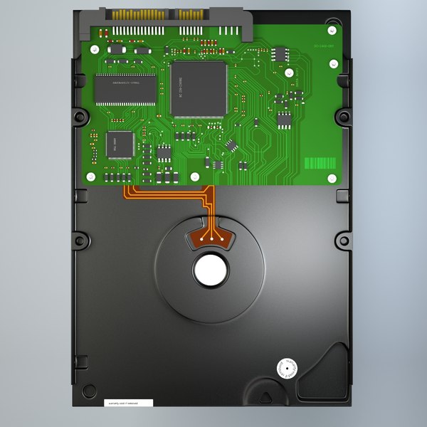 3d serial ata hard drive model