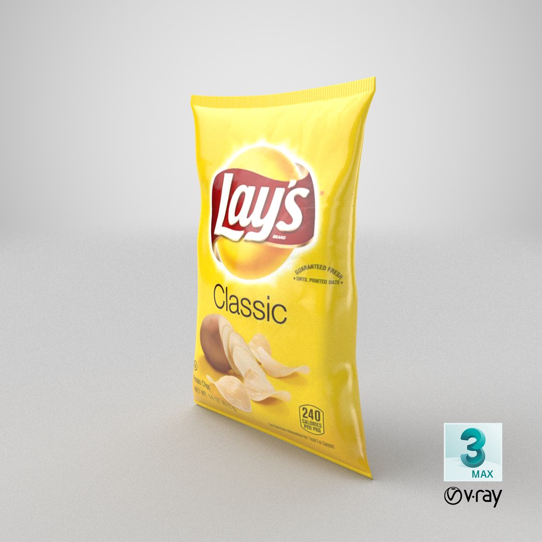 3D Lay S Chips Bag - TurboSquid 1650345