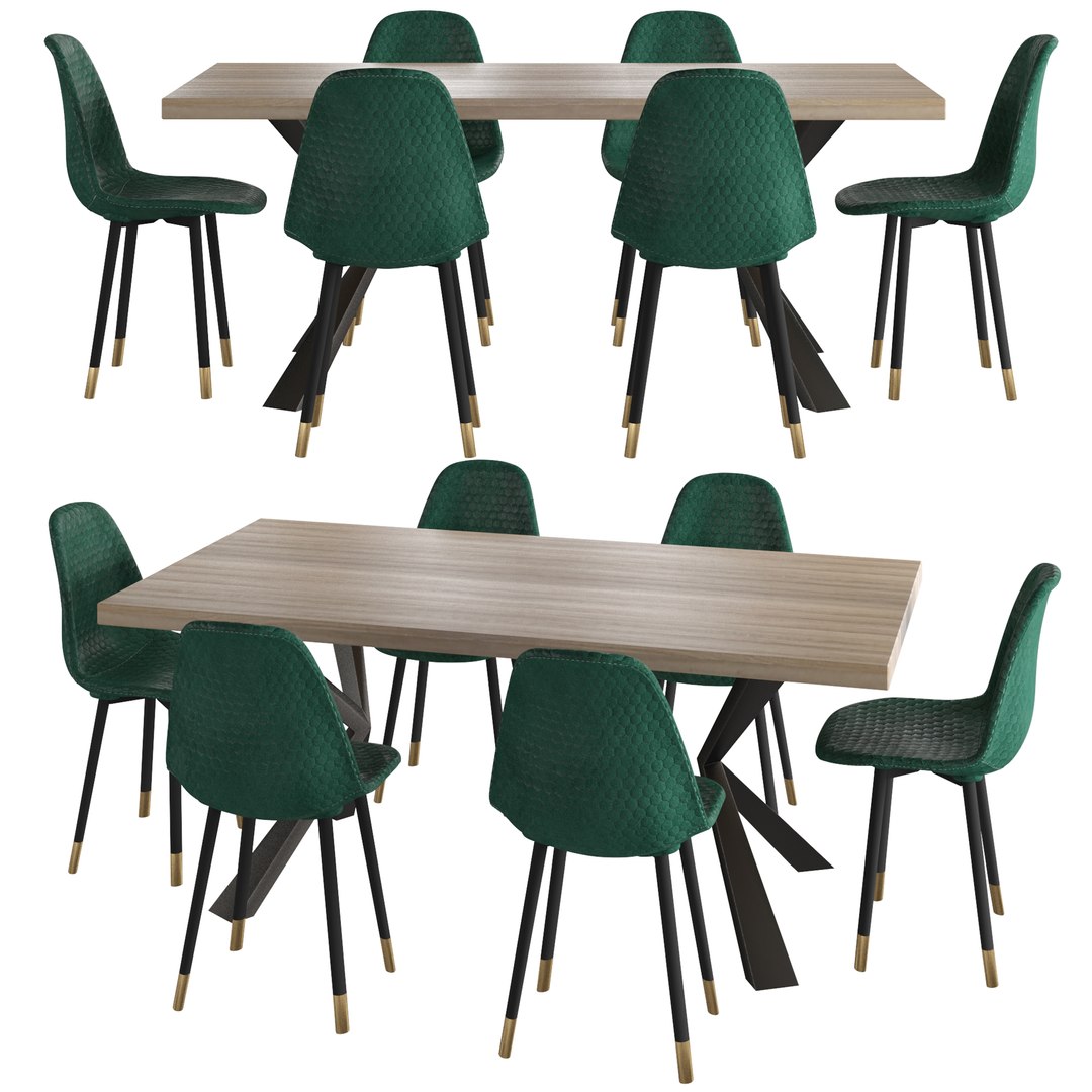 Dining Table Design By Kinga 3D Model - TurboSquid 1925221