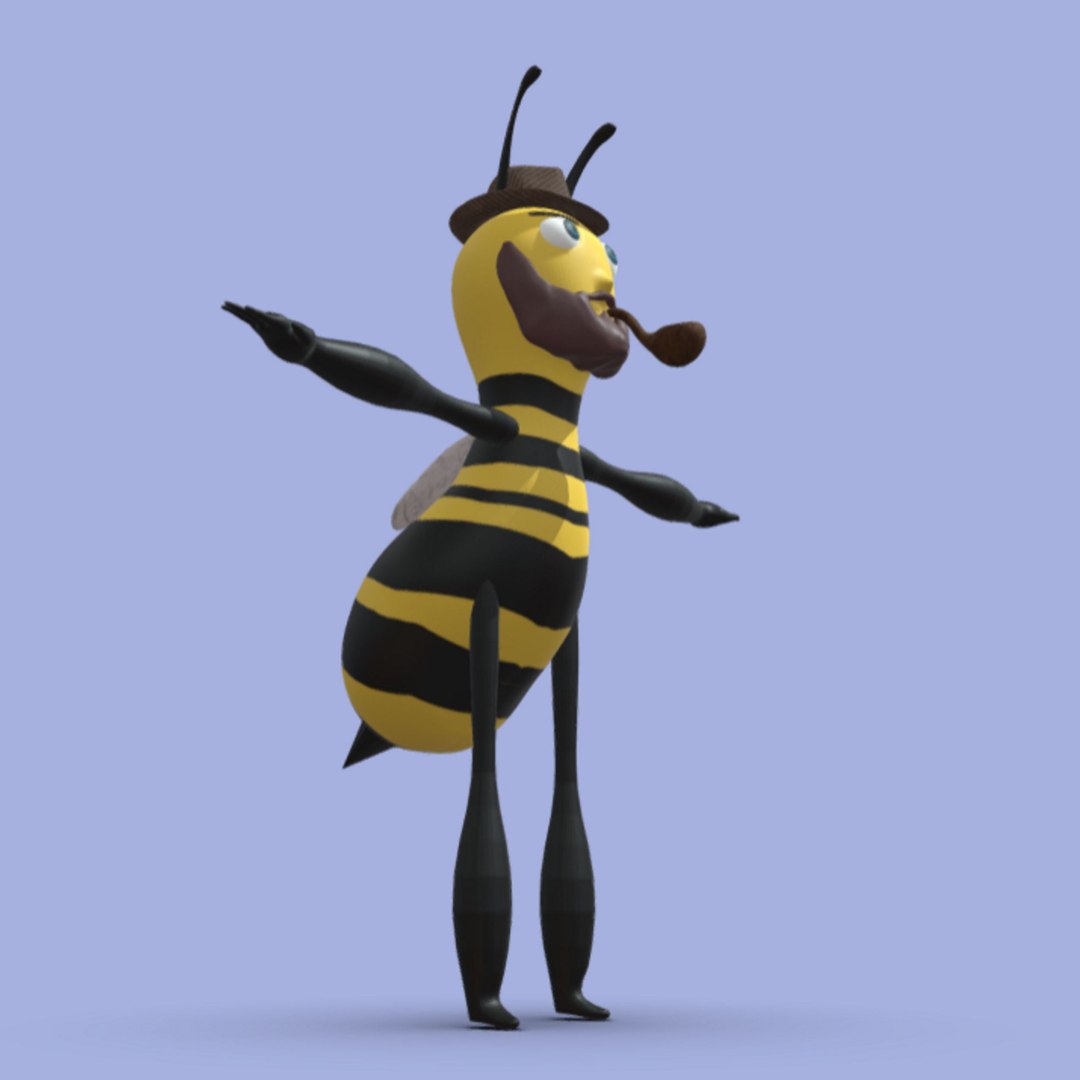 3D Model Bee Ganster - TurboSquid 1771035