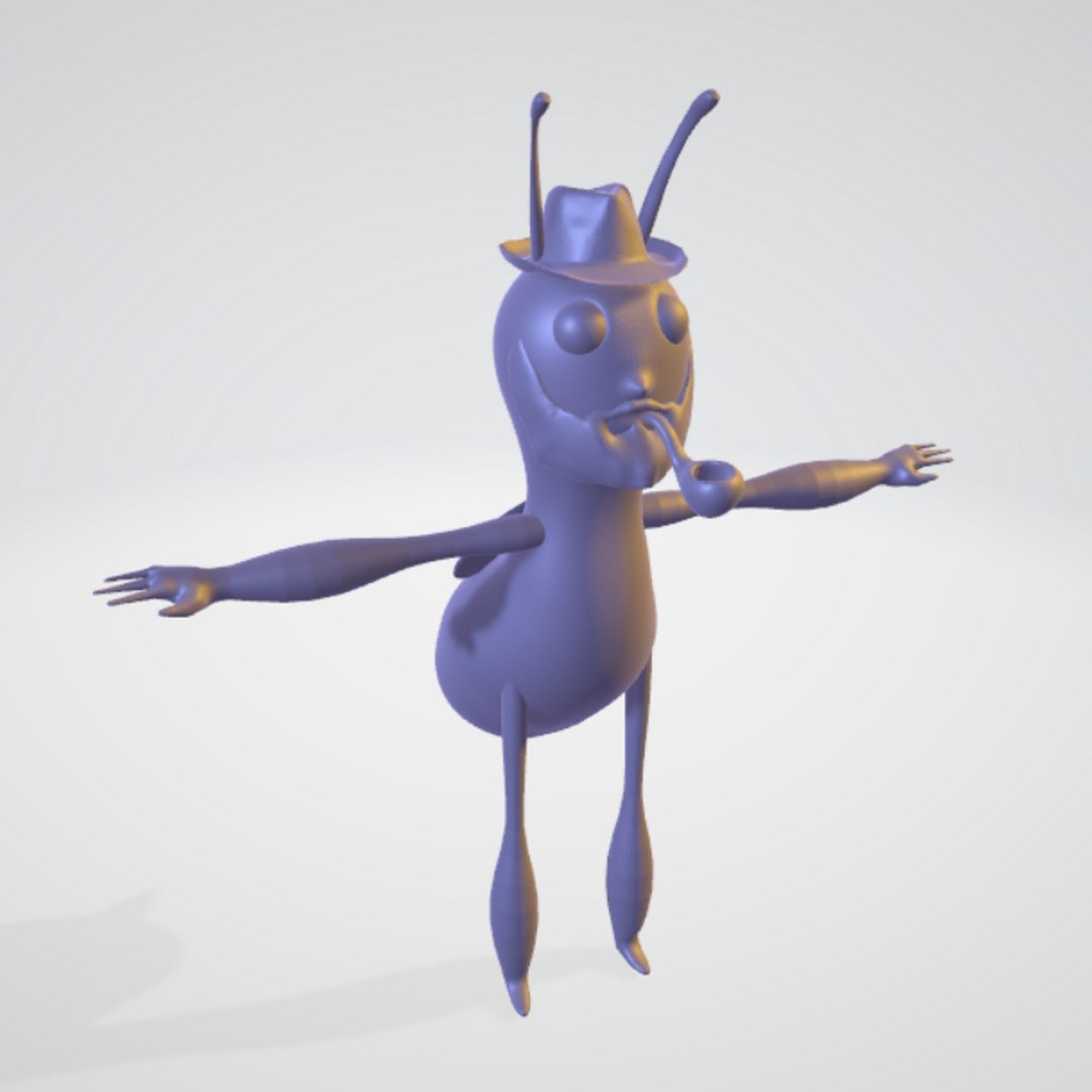 3D Model Bee Ganster - TurboSquid 1771035