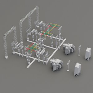 substation 3d model