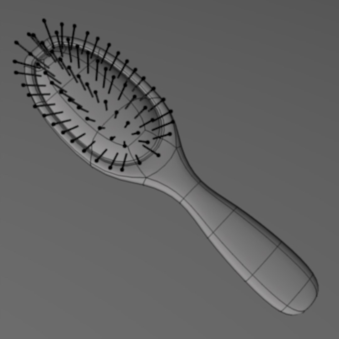 3d Hair Brush Model