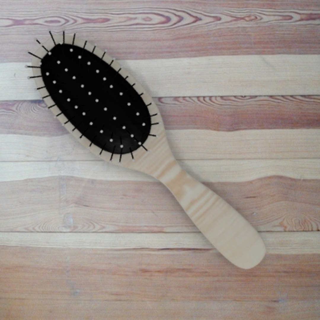 3d Hair Brush Model