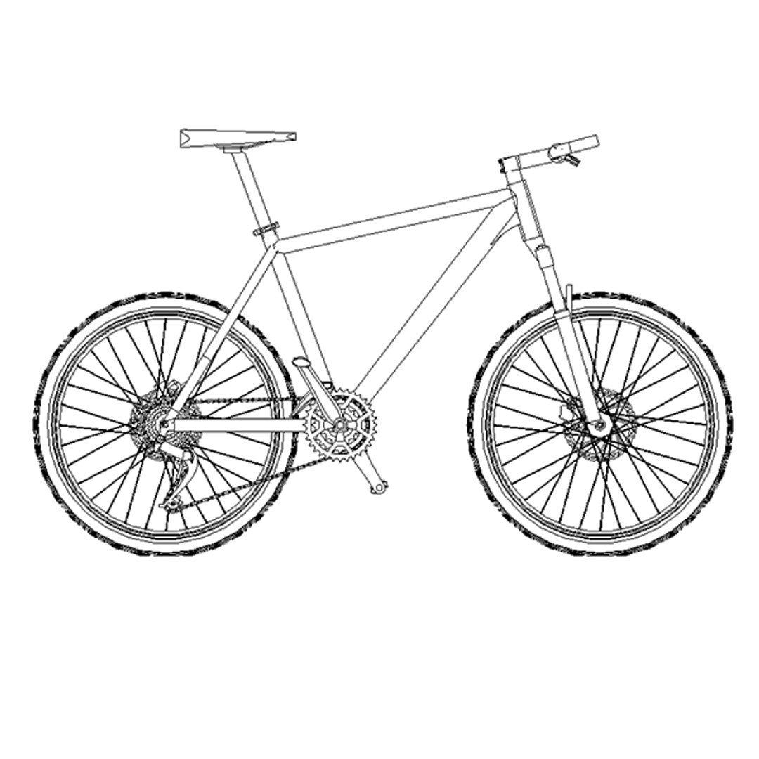 3ds Max Mountainbike Bike