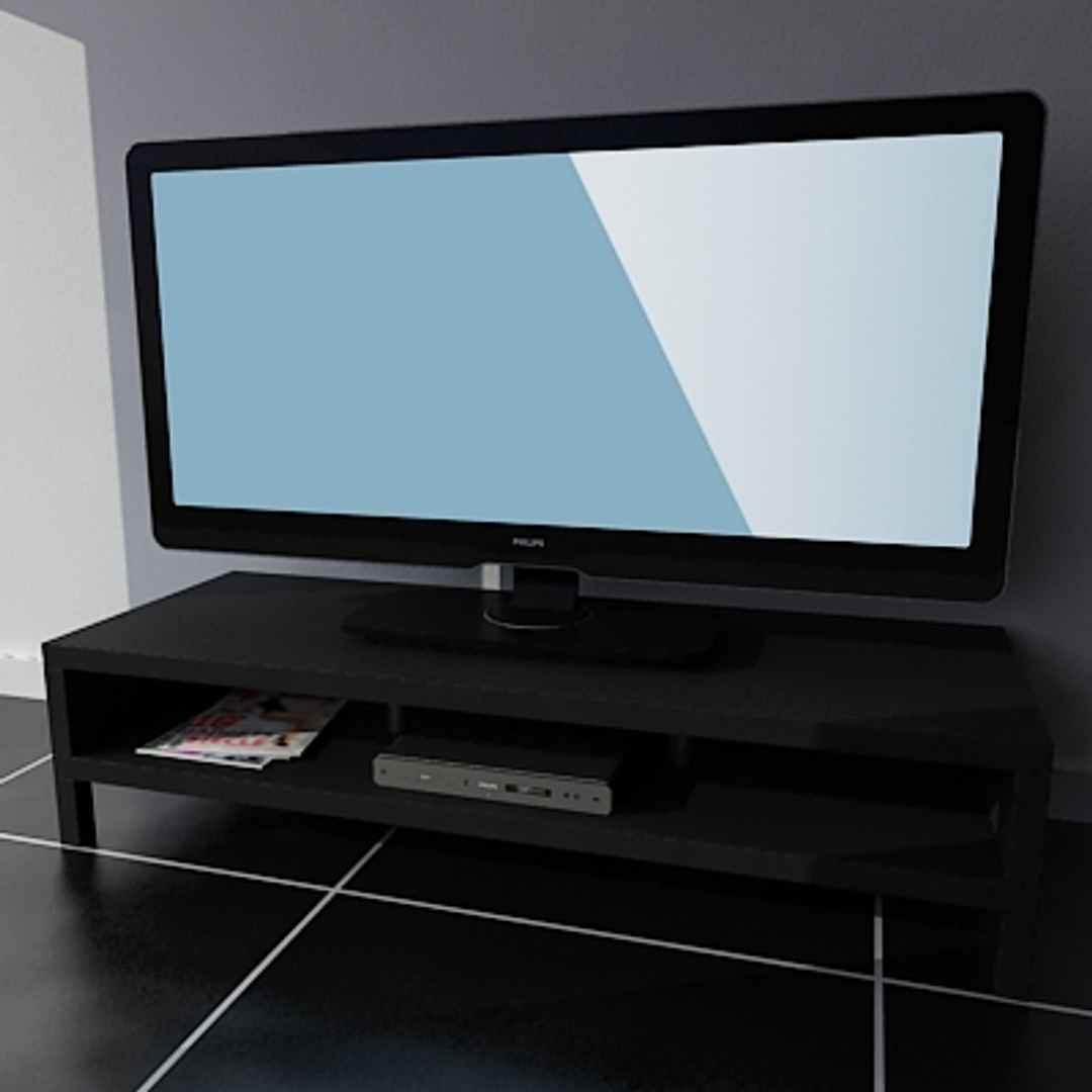 3d Model 21:9 Home Television Screen