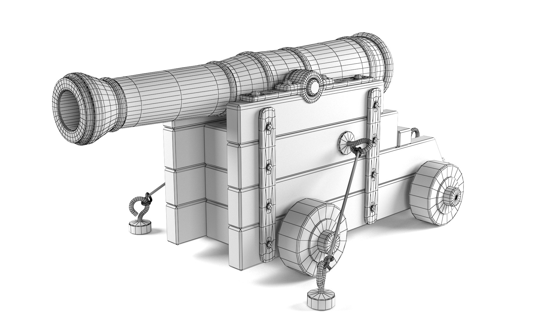 Medieval Vessel Ship Cannon 3D Model - TurboSquid 1532150