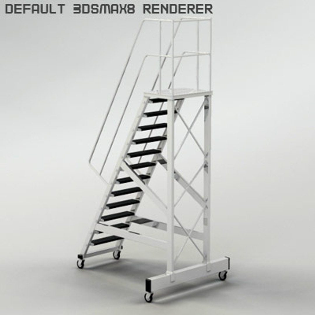 Storage Ladder 3d Model
