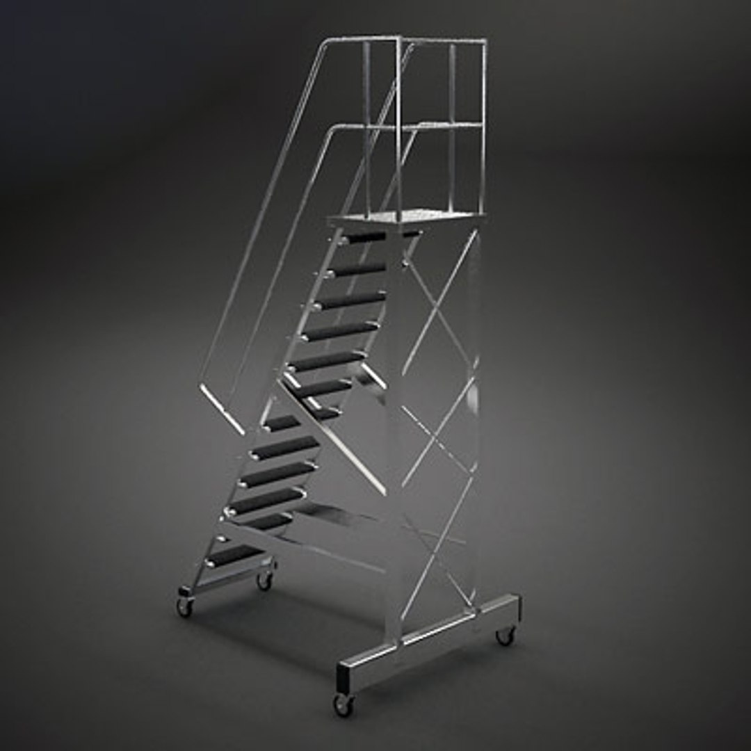 Storage Ladder 3d Model