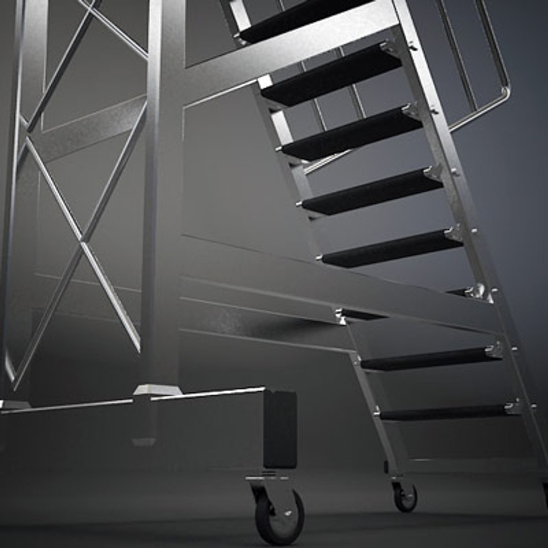 Storage Ladder 3d Model