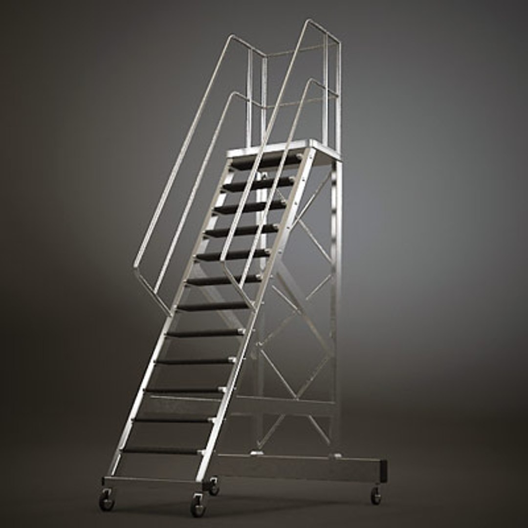 Storage Ladder 3d Model