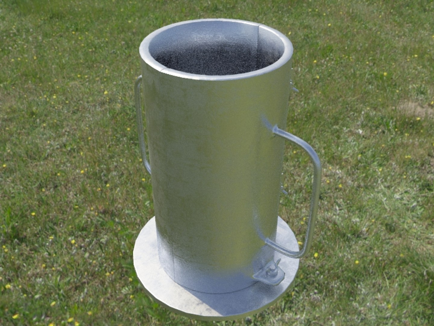 Free Concrete Test Cylinder Molds 3d Model
