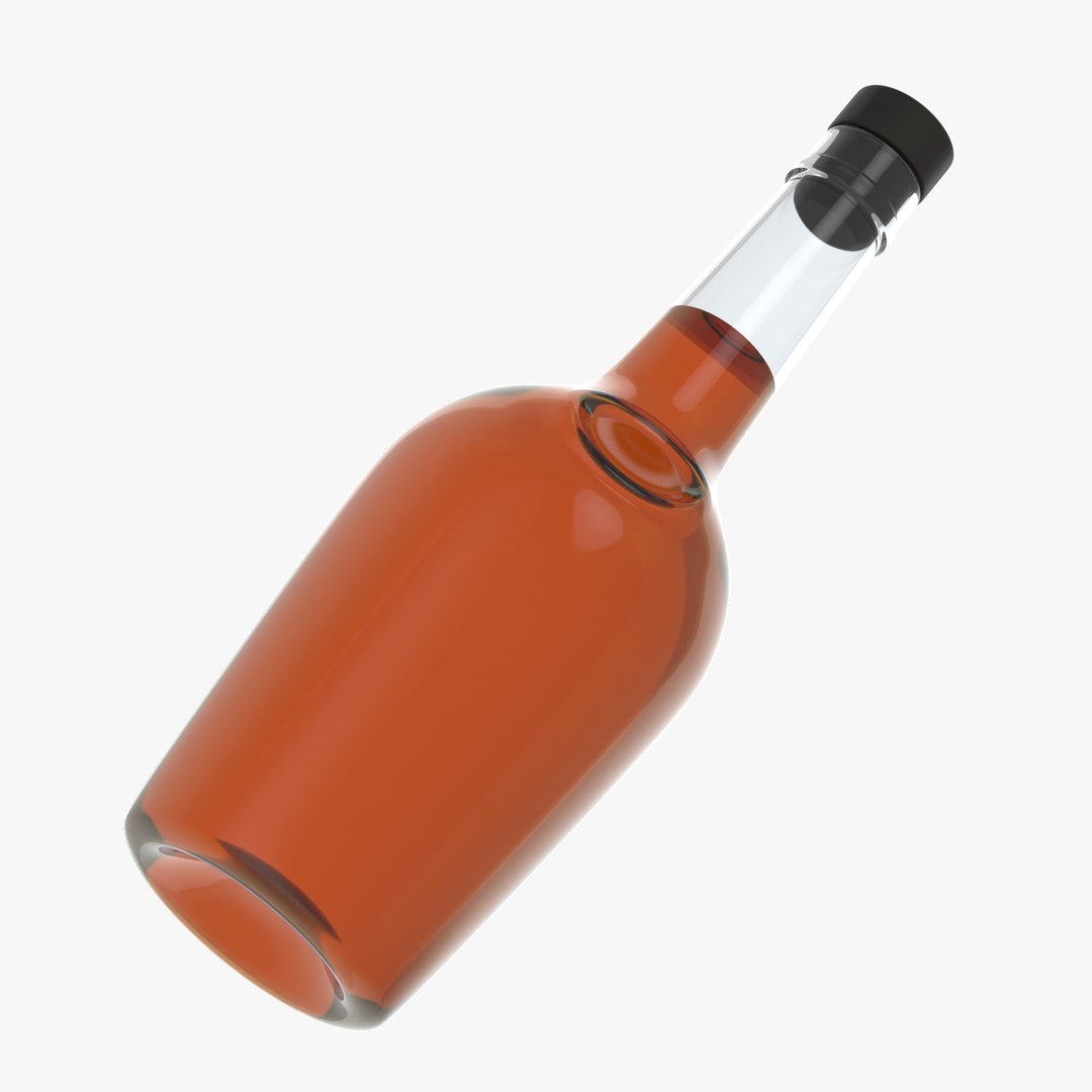 3D Alcohol Bottle Model - TurboSquid 1328381