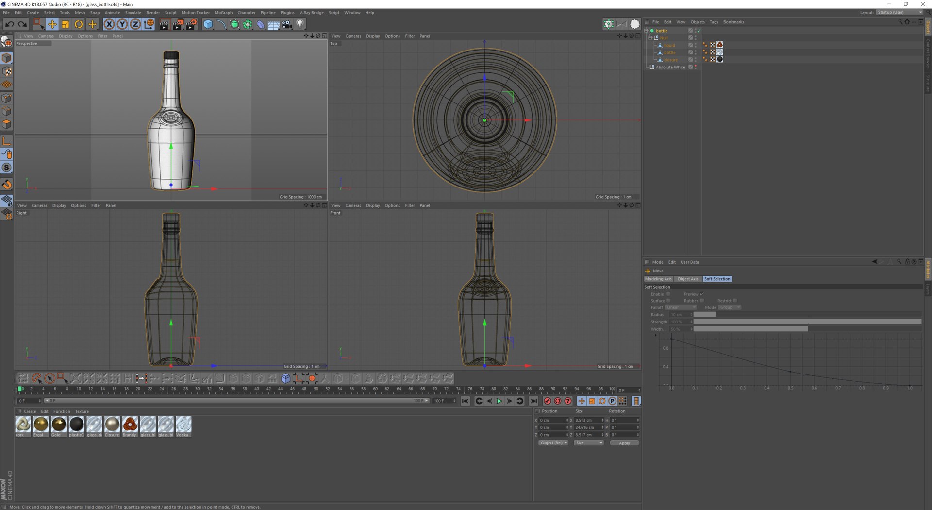 3D Alcohol Bottle Model - TurboSquid 1328381