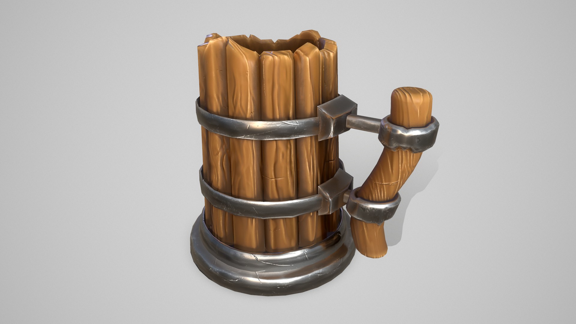 3D Medieval Mug Model - TurboSquid 1732270
