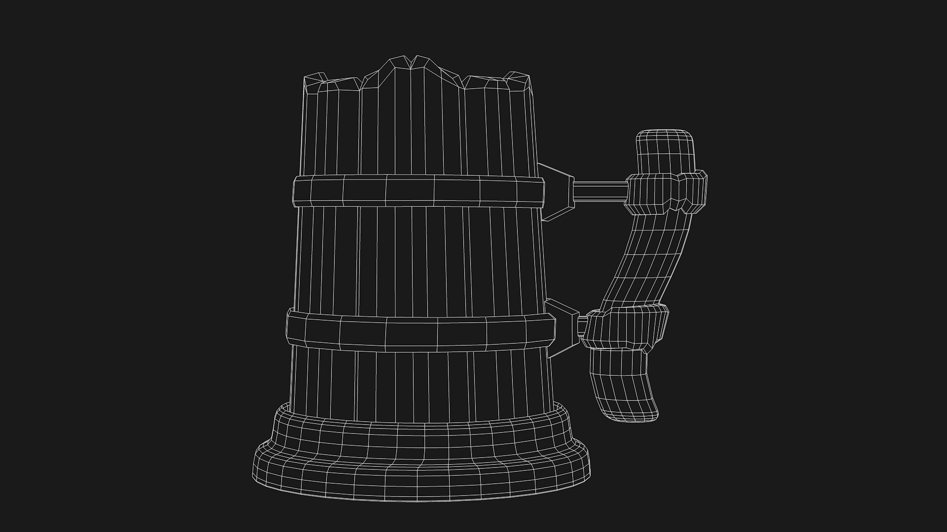3D Medieval Mug Model - TurboSquid 1732270