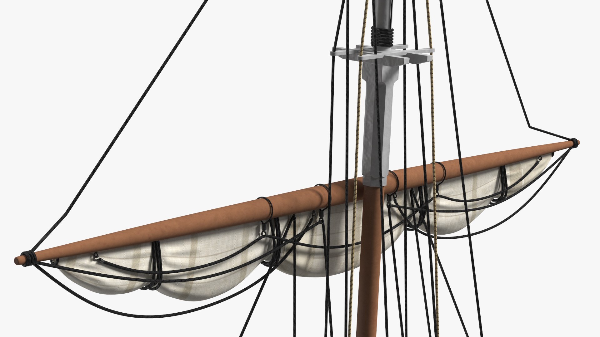 Foremast Retracted Sails 3D - TurboSquid 1845836