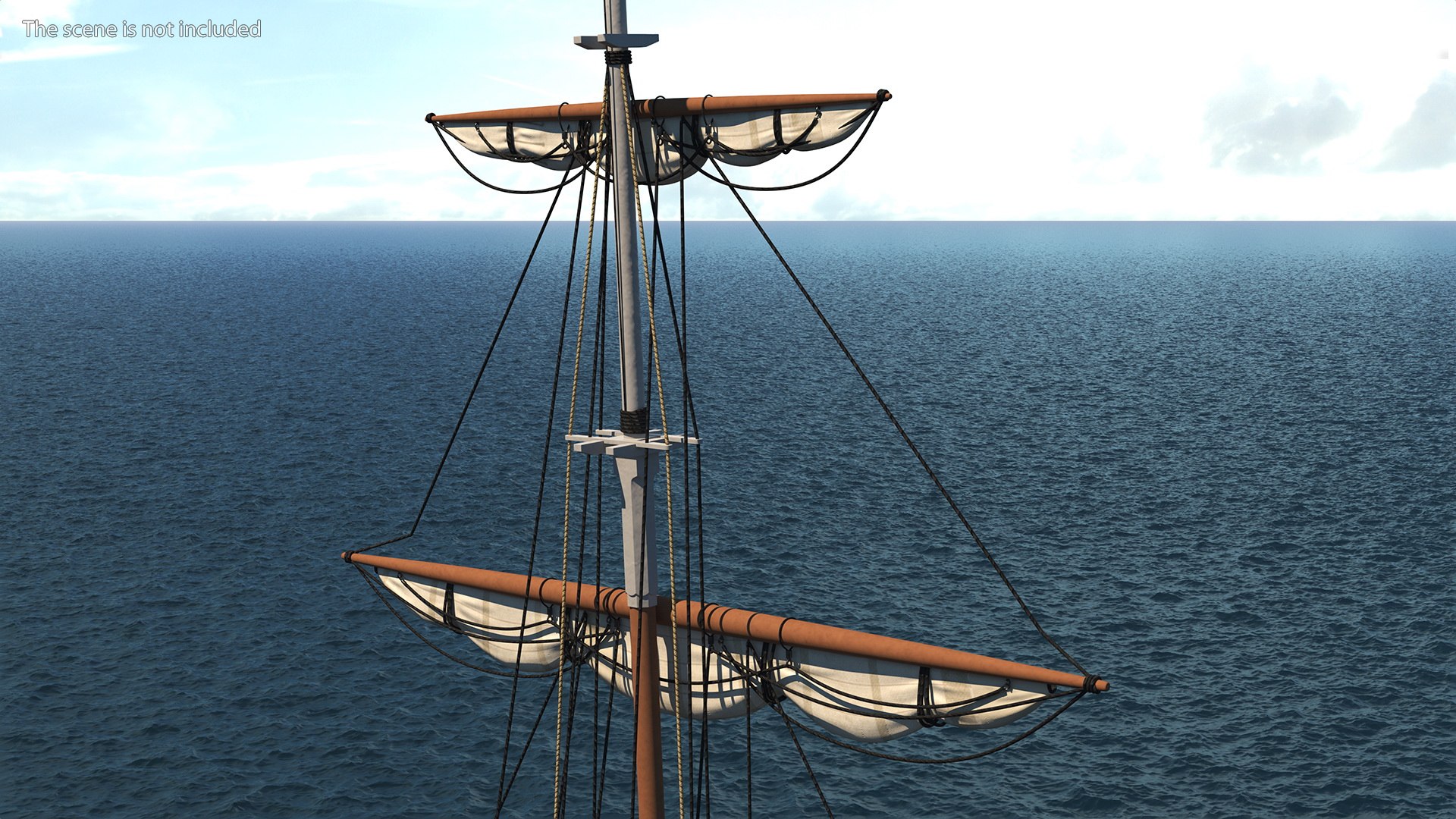 Foremast Retracted Sails 3D - TurboSquid 1845836