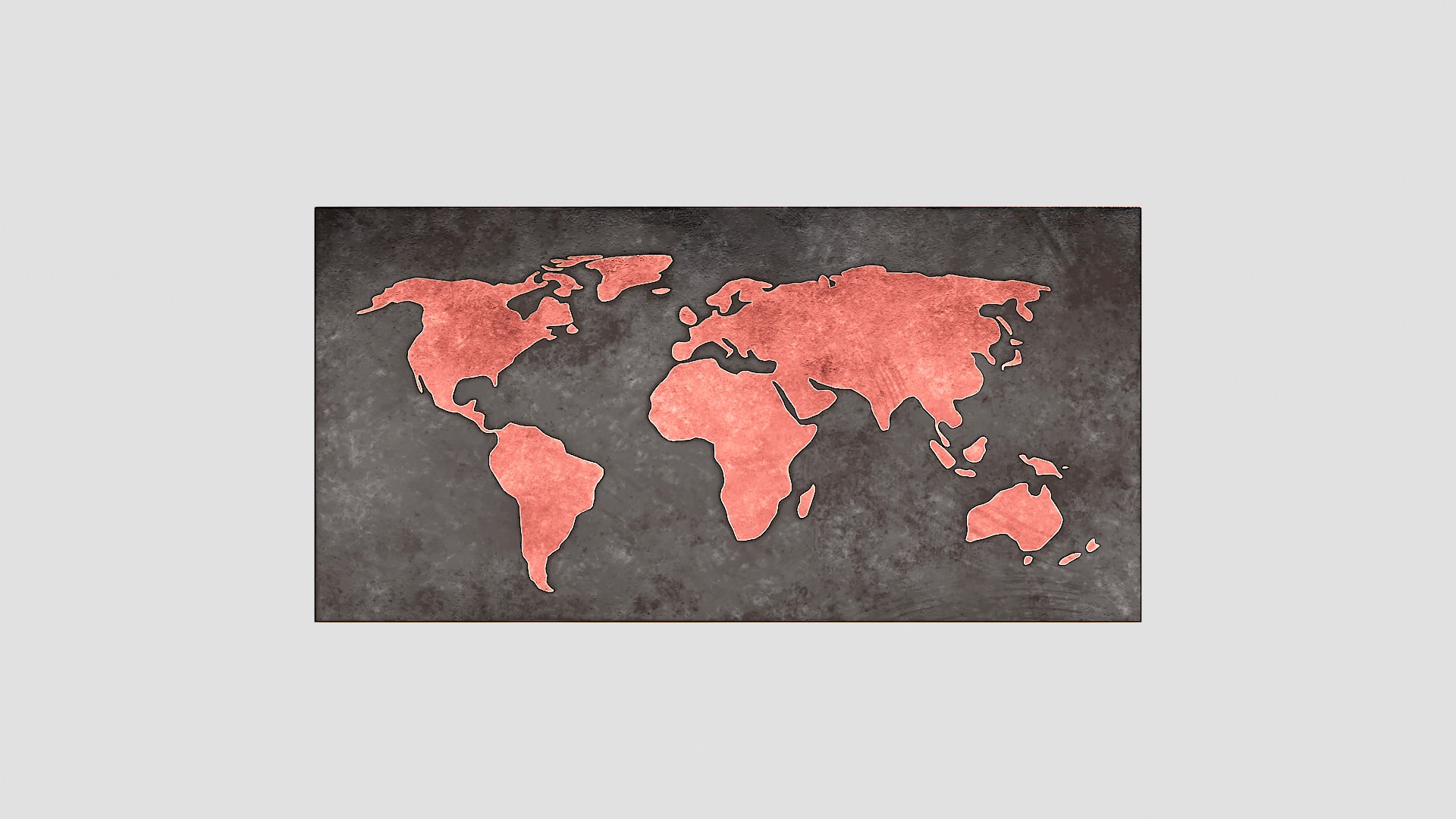 World Worldmap Copper 3D Model - TurboSquid 1688808