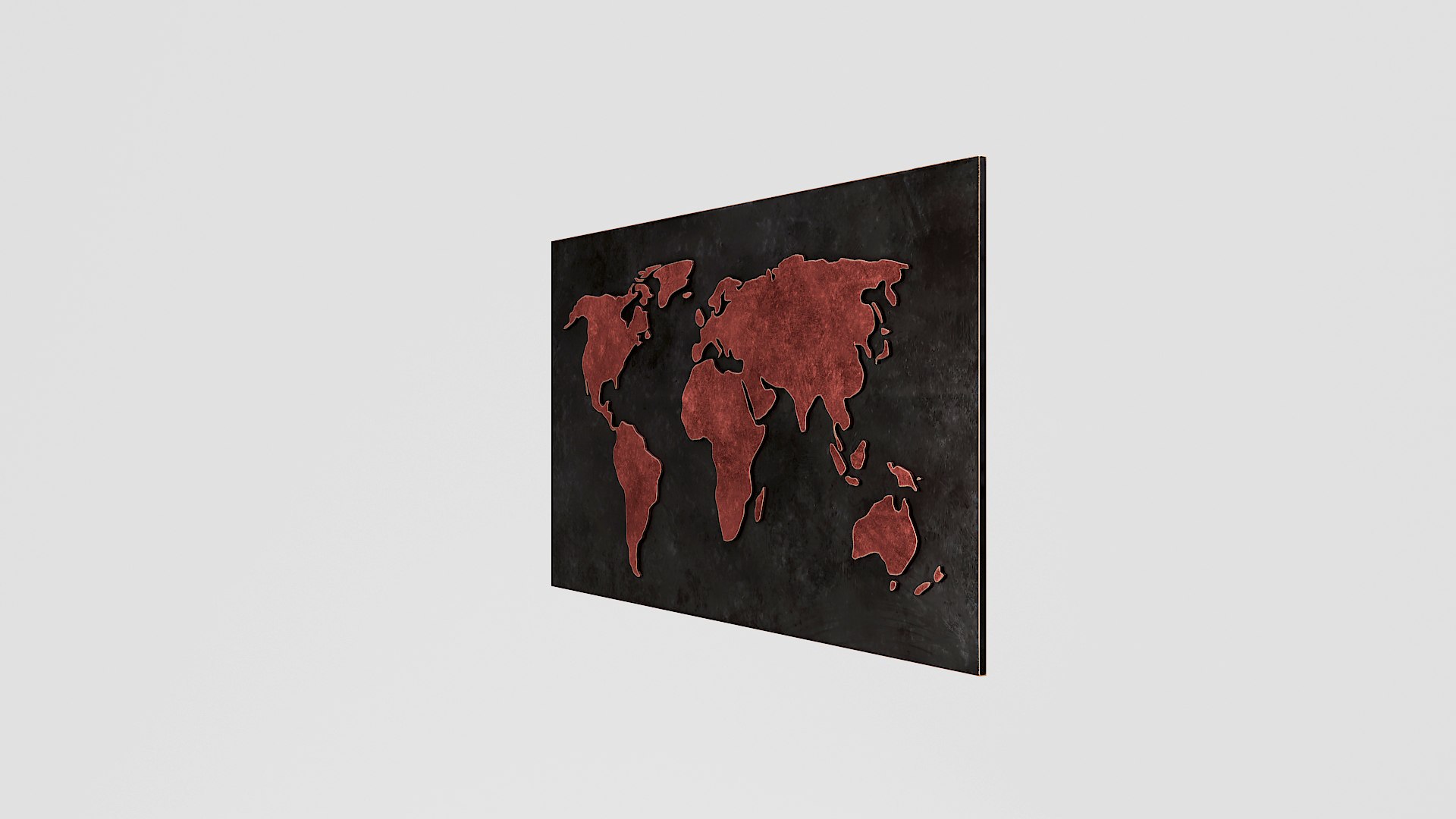 World Worldmap Copper 3D Model - TurboSquid 1688808