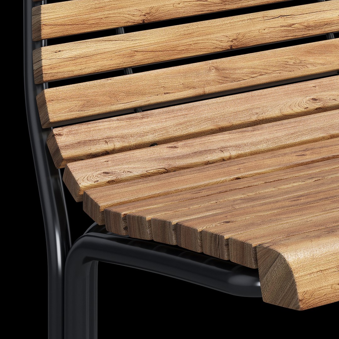 Contour Bench 3D Model - TurboSquid 2080553