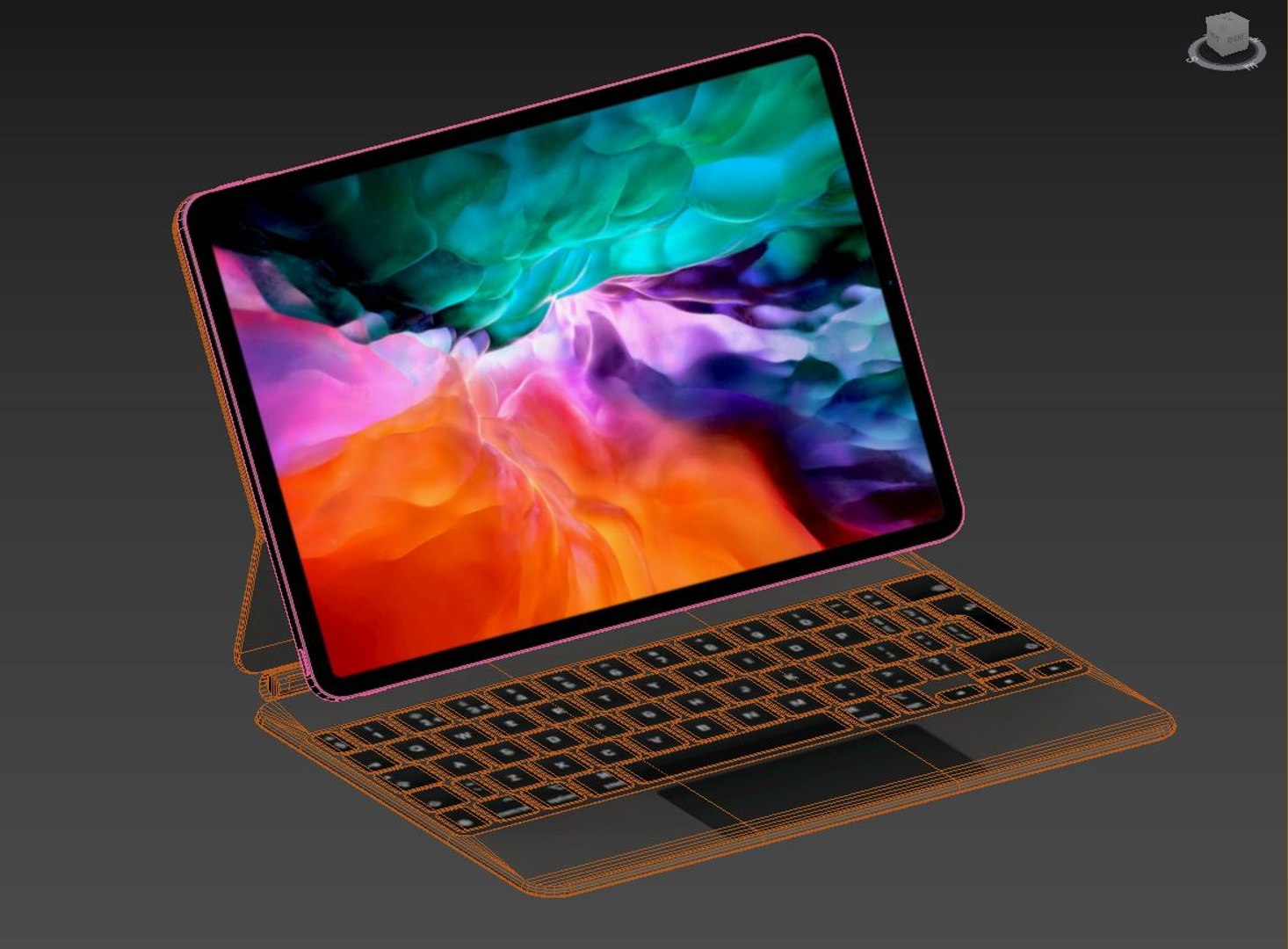 Ipad Pro 2020 Keyboard Model - TurboSquid 1624646