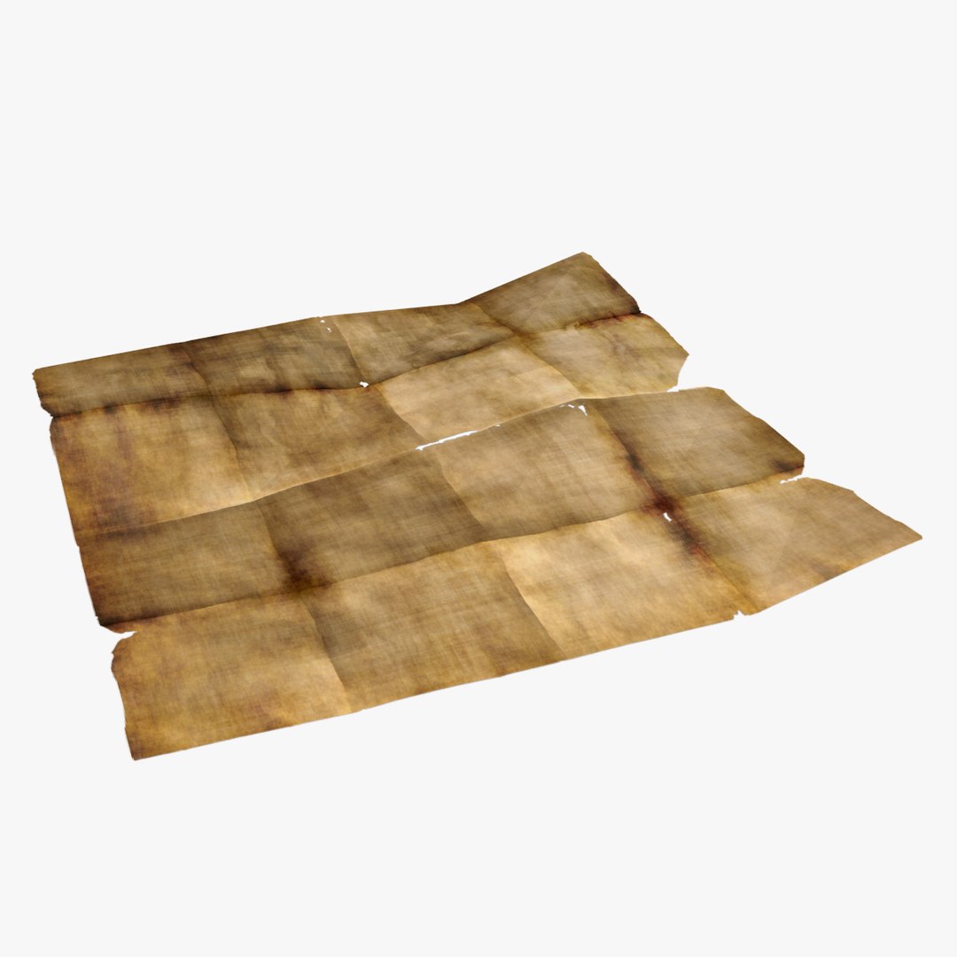 Treasure Maps 3d Model