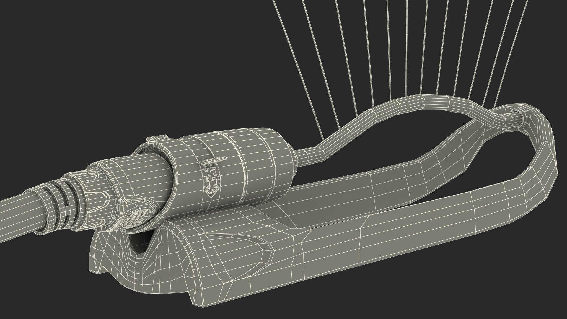 3D Rectangular Garden Sprinkler with Water Spray model - TurboSquid 1875998