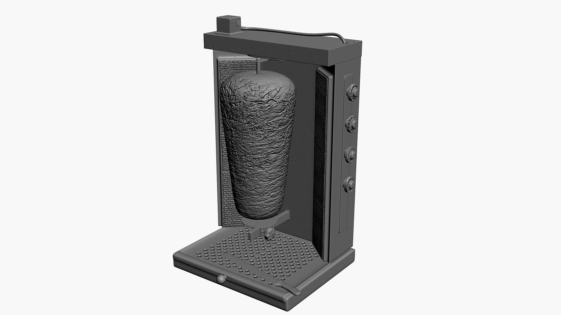 3D Model Kebab Machine - TurboSquid 2212806