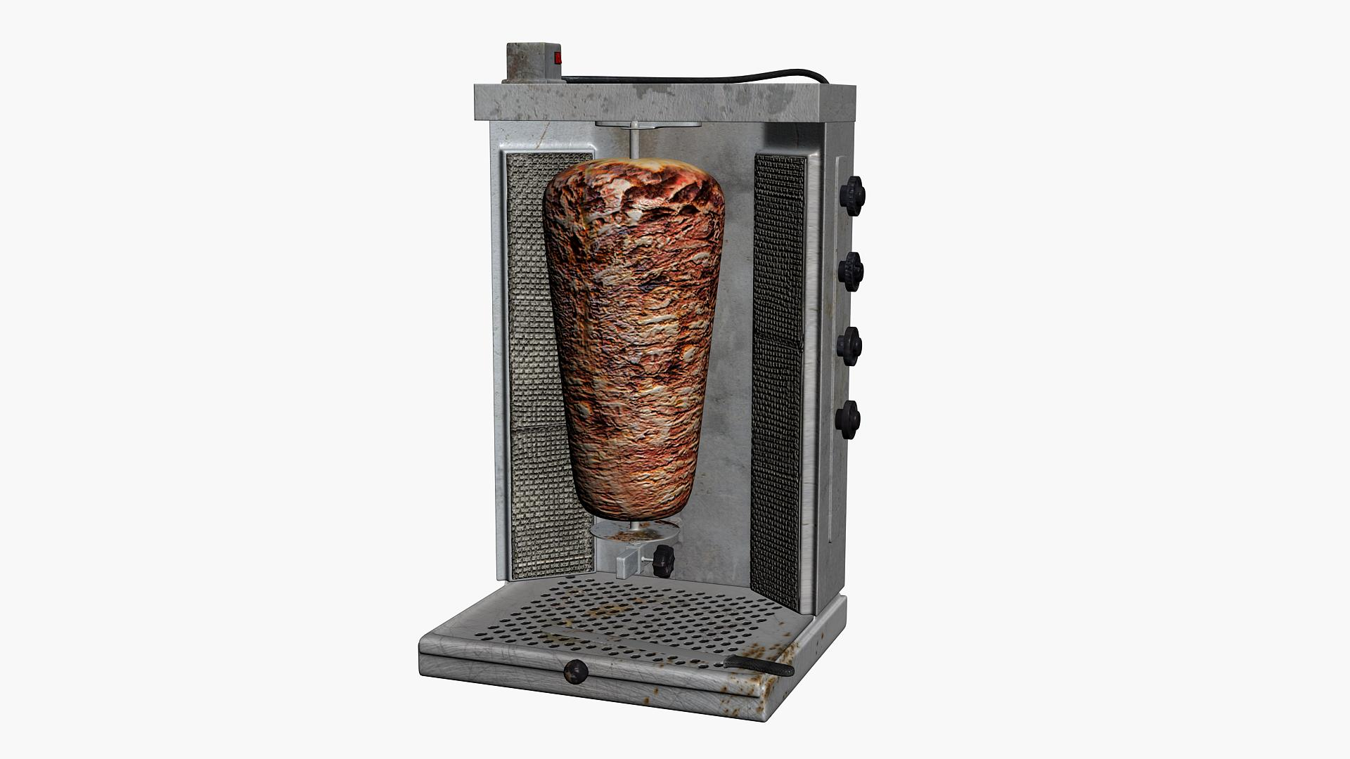 3D Model Kebab Machine - TurboSquid 2212806