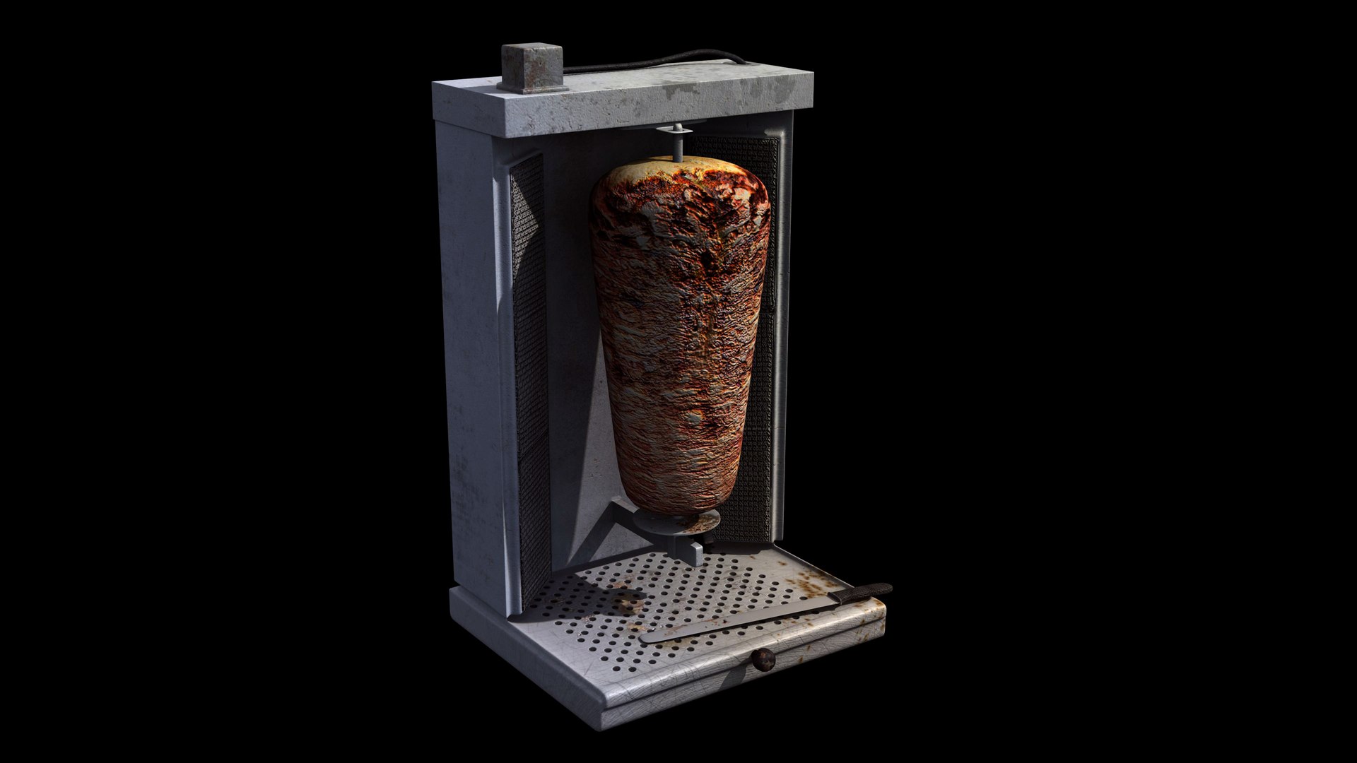 3D Model Kebab Machine - TurboSquid 2212806