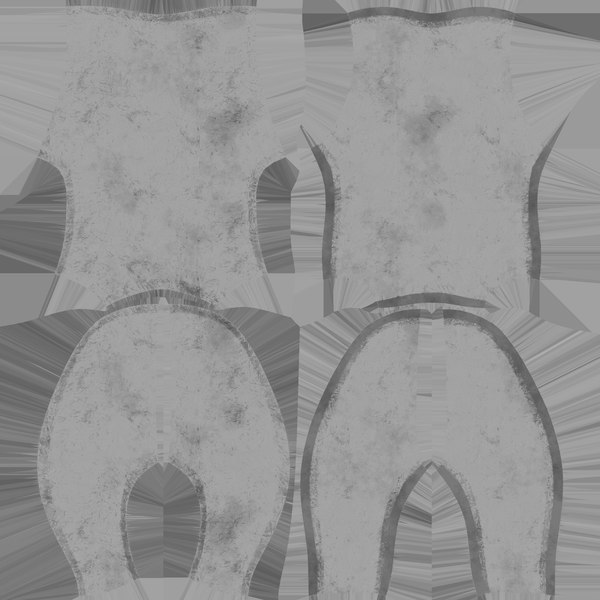 Leather Rust Pirate Vest - Character Design Fashion 3D model ...