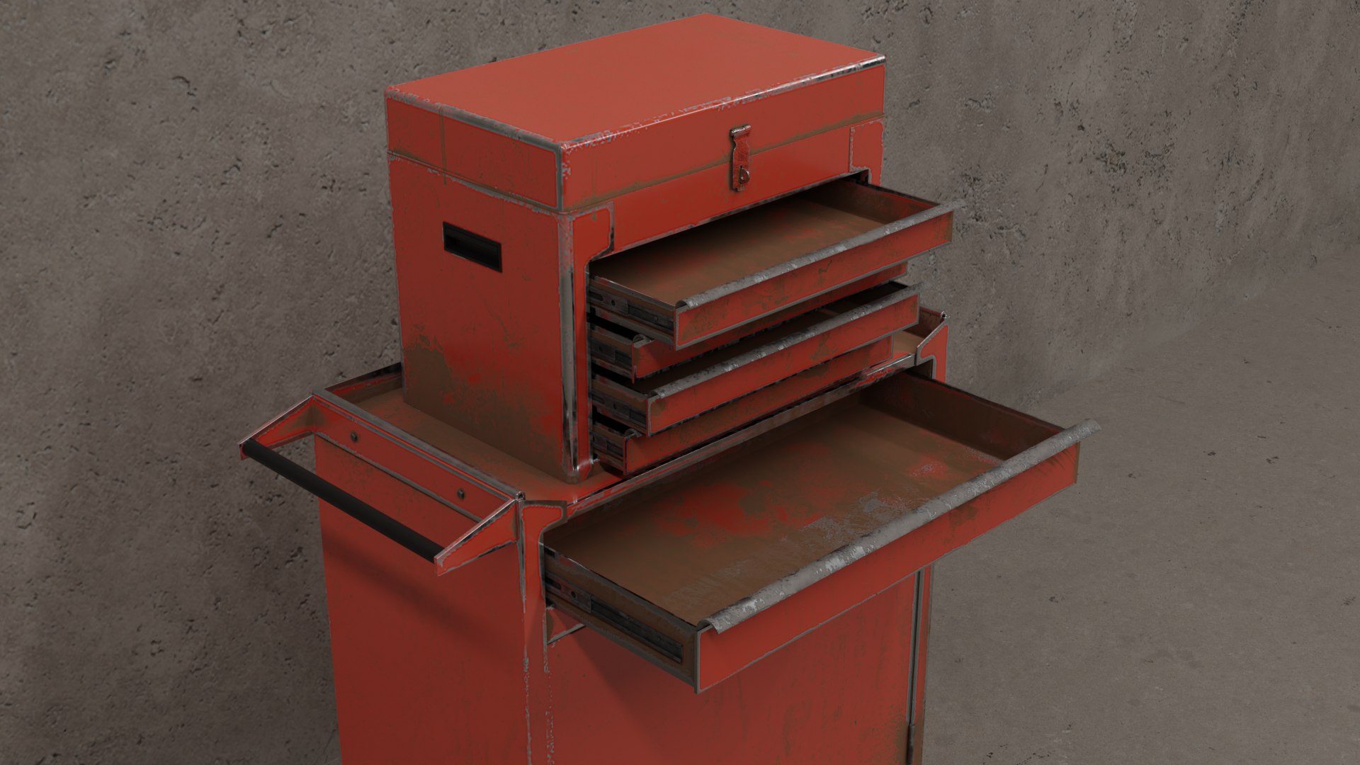 Abandoned Tool Box 3D - TurboSquid 2075606