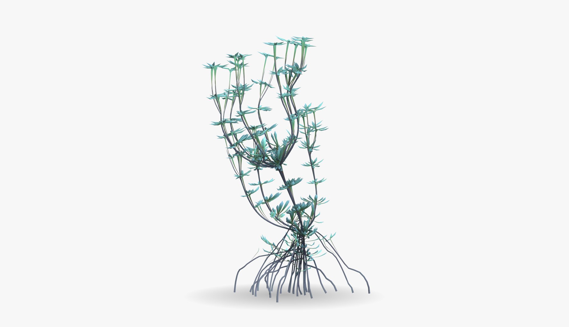 Alien Plants Set 006 3D Model - TurboSquid 2131380